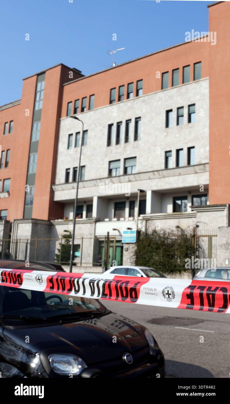 Milan, the Mecenate police station where police officer Carmelo ...