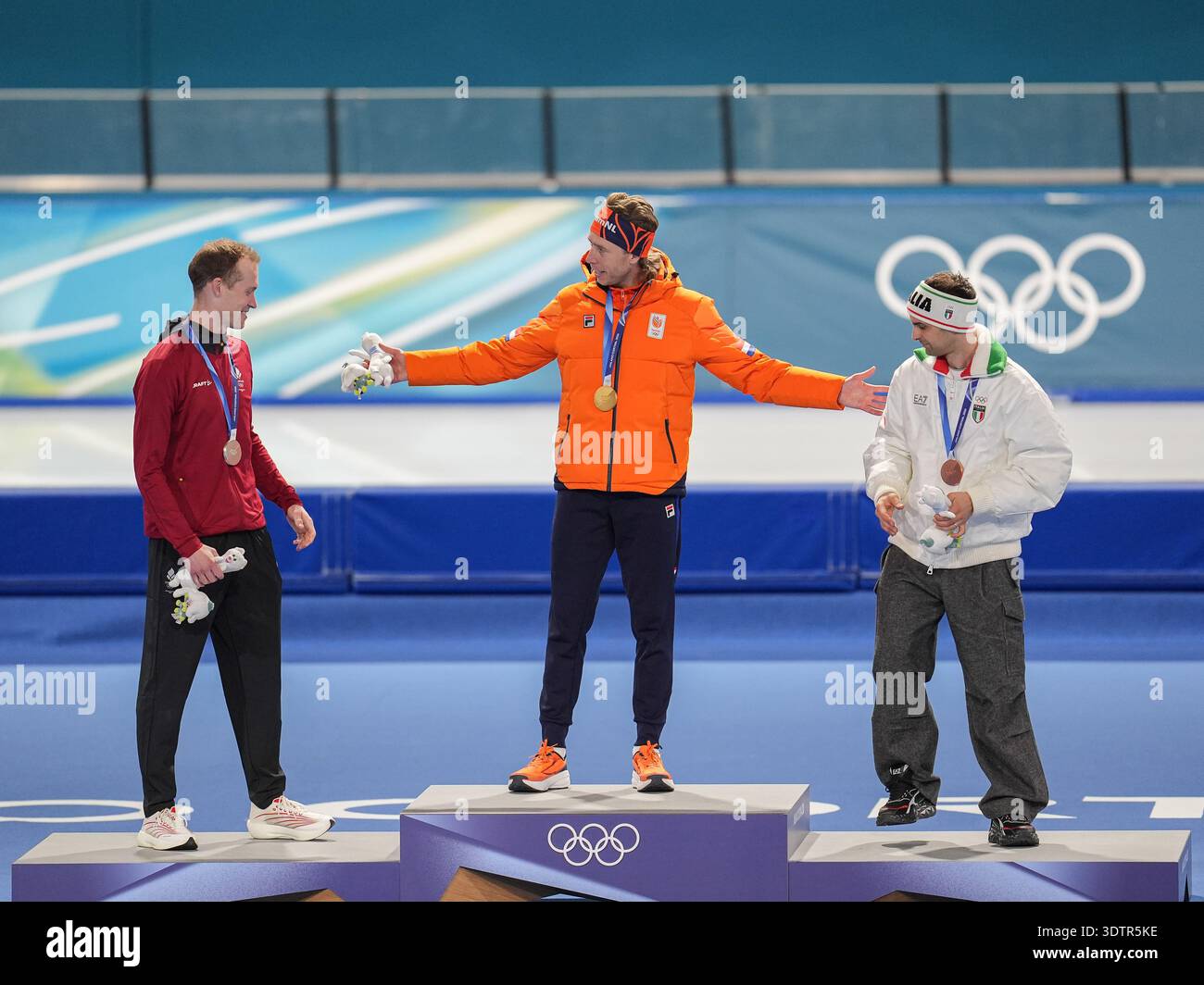Jorrit BERGSMA (NED) won Gold, Viktor Hald THORUP (DEN) got silver and ...