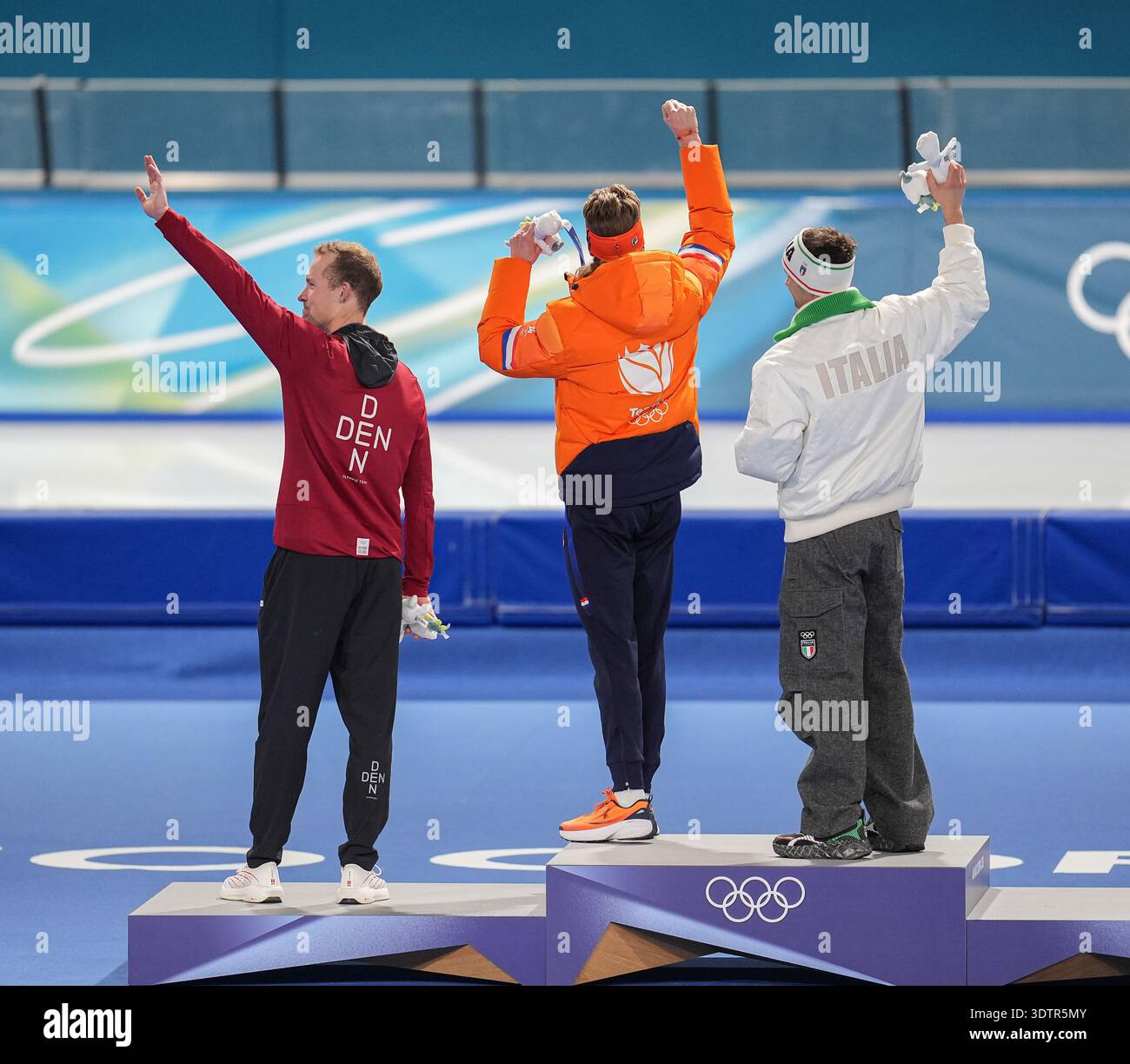 Jorrit BERGSMA (NED) won Gold, Viktor Hald THORUP (DEN) got silver and ...