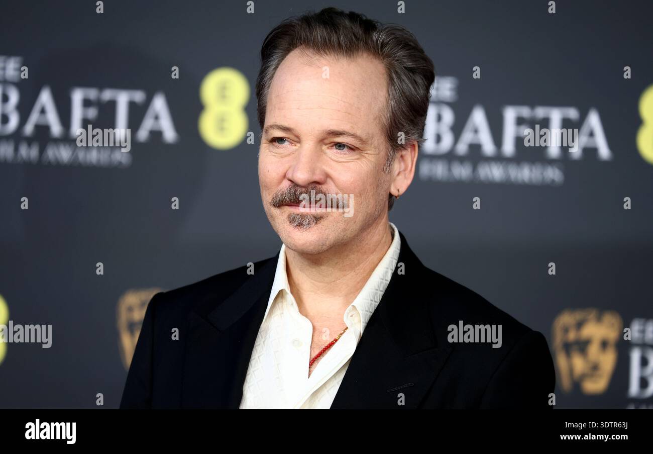 London, UK. 22nd Feb, 2026. Peter Sarsgaard aattends the BAFTA Film ...