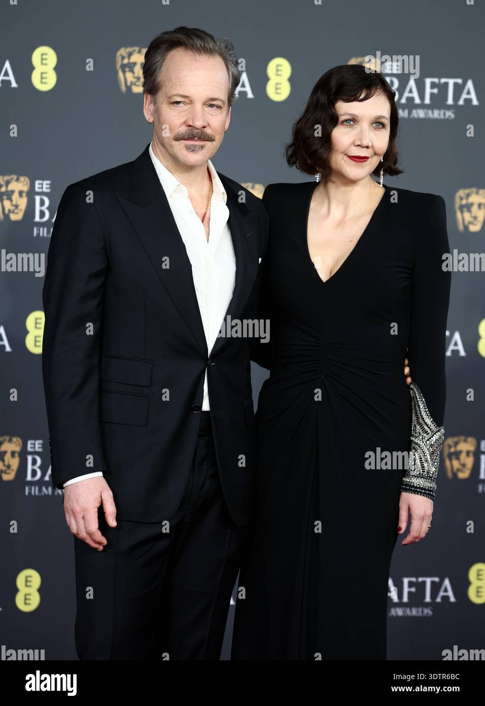 Peter Sarsgaard and Maggie Gyllenhaal attend the BAFTA Film Awards at ...