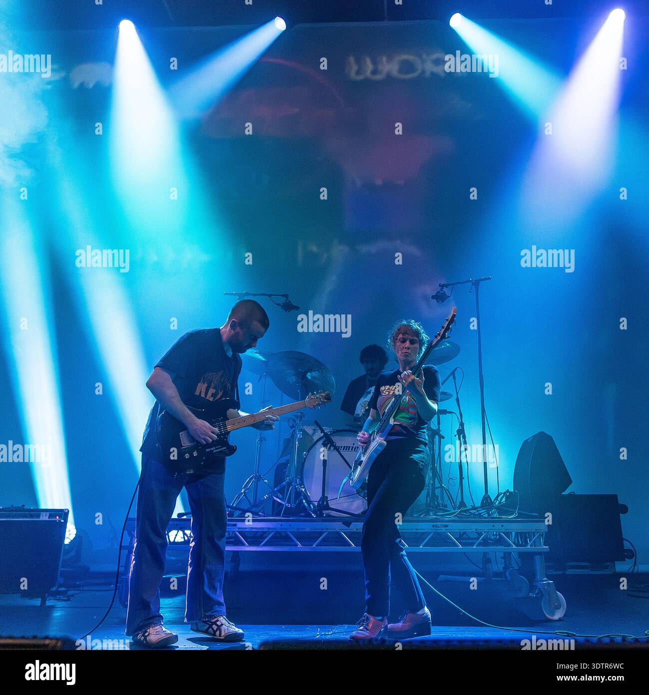 The Bug Club performing at Trawsnewid in Aberystwyth Arts Centre on 7th ...