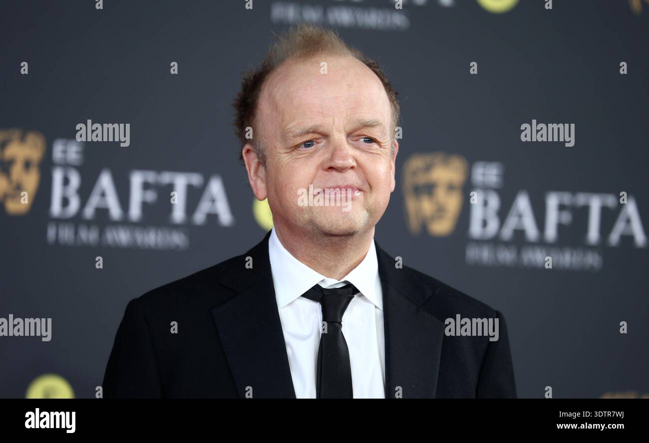 Toby Jones attends the BAFTA Film Awards at the Royal Festival Hall in ...
