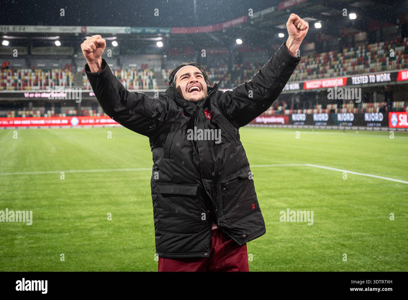 Silkeborg, Denmark. 22nd, February 2026. Aral Simsir of FC Midtjylland ...