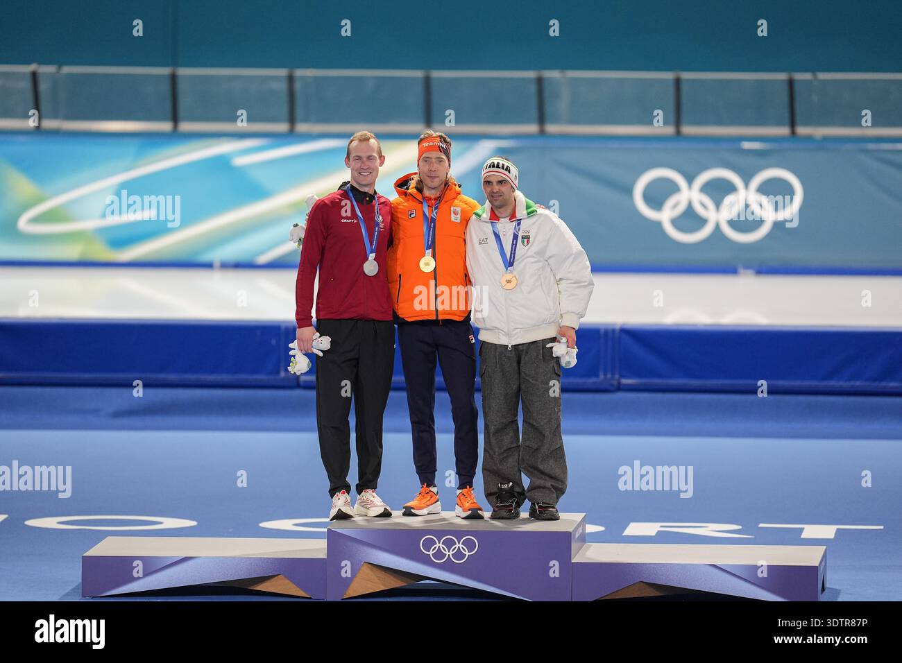 Jorrit BERGSMA (NED) won Gold, Viktor Hald THORUP (DEN) got silver and ...