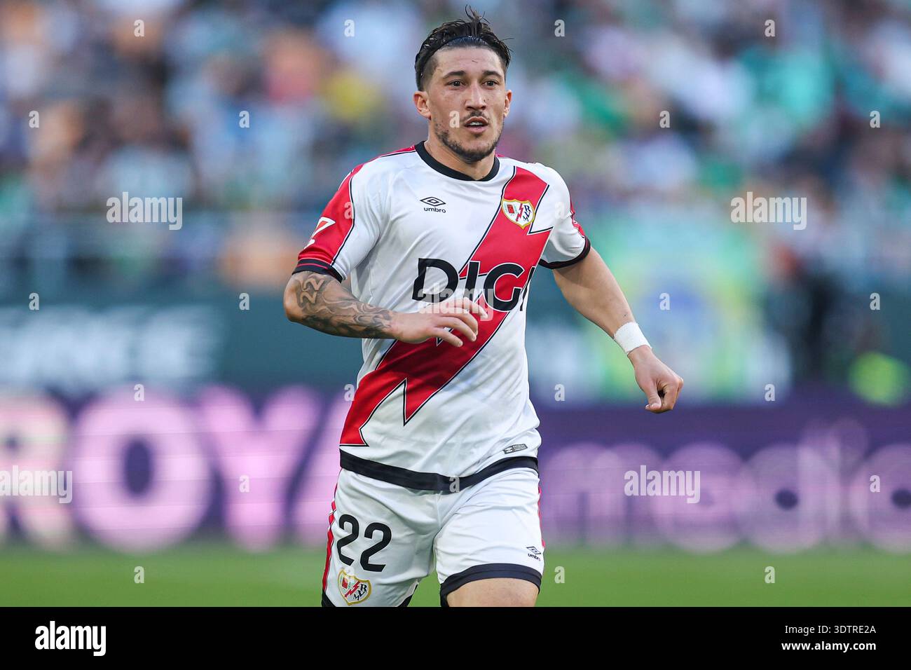 Alfonso Espino of Rayo Vallecano during the La Liga EA Sports match ...