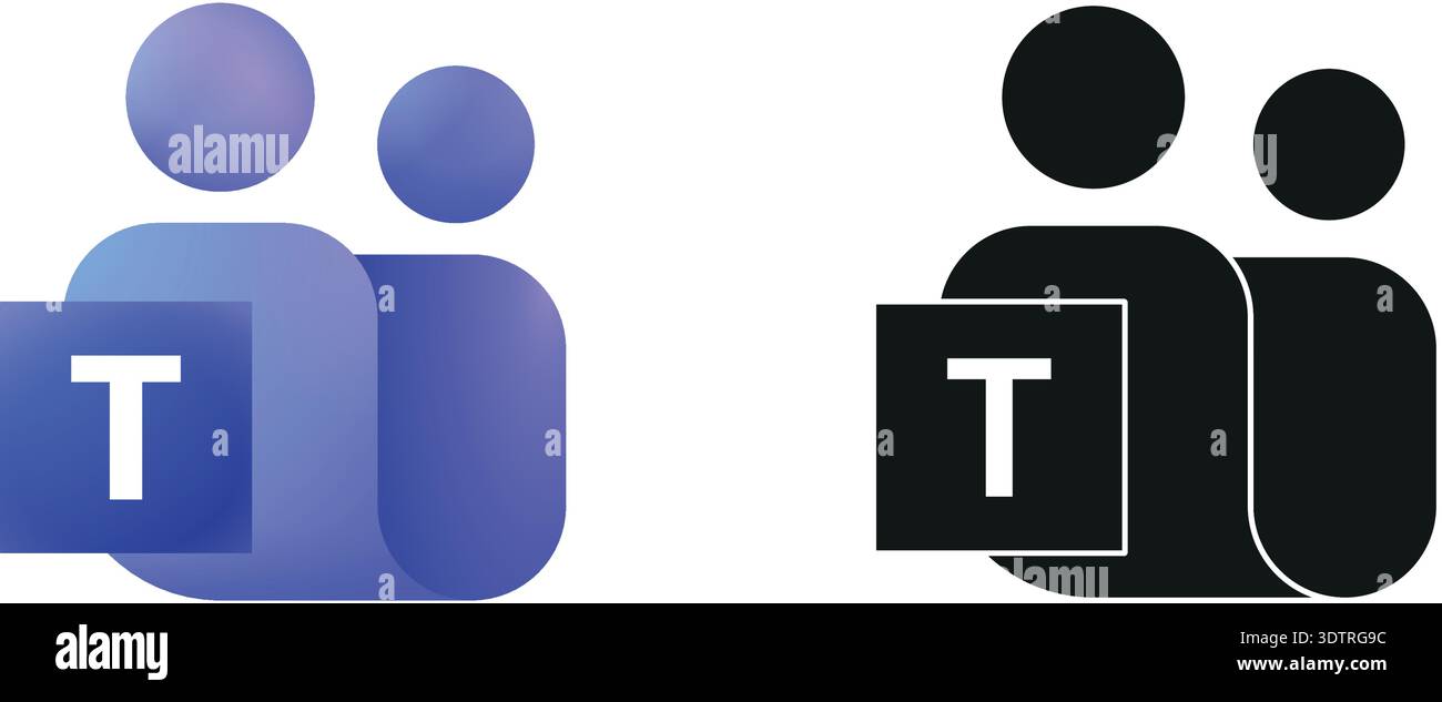 New Microsoft teams logo 2026. MS team icon transparent png. Scalable ...