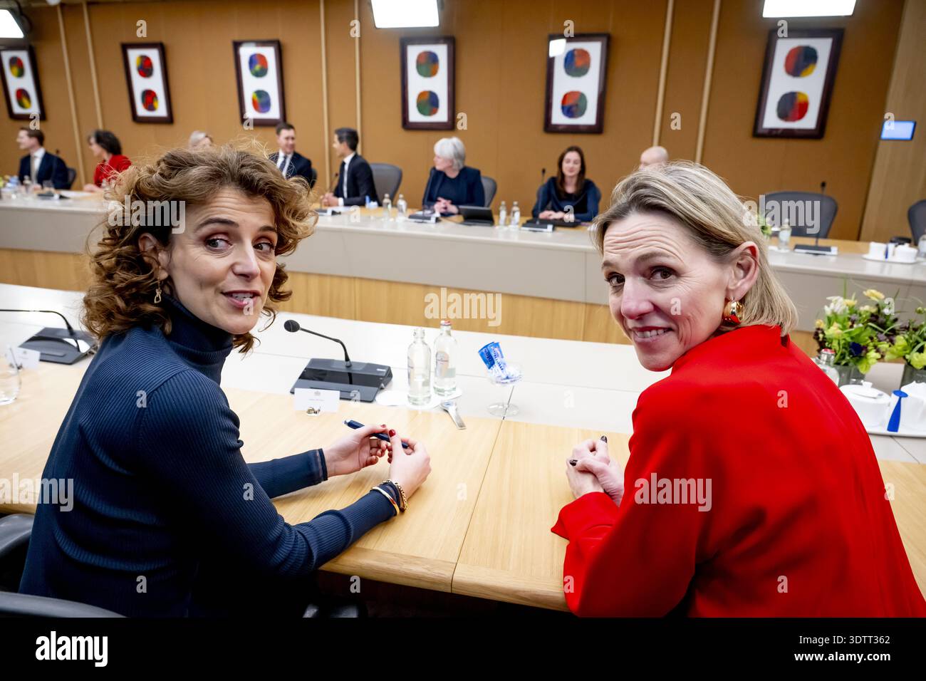 THE HAGUE - Mirjam Sterk, CDA, and Sophie Hermans, Minister of Health ...