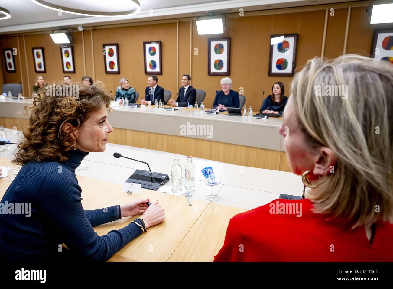 THE HAGUE - Mirjam Sterk, CDA, and Sophie Hermans, Minister of Health ...
