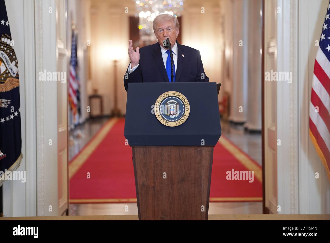 President Donald Trump speaks during an event to proclaim "Angel Family ...