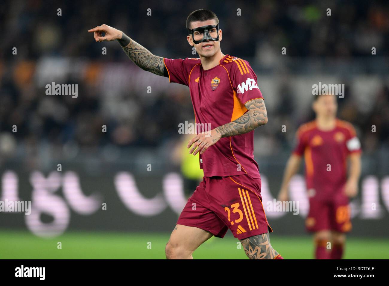 Olimpico Stadium, Rome, Italy - Gianluca Mancini of AS Roma during ...