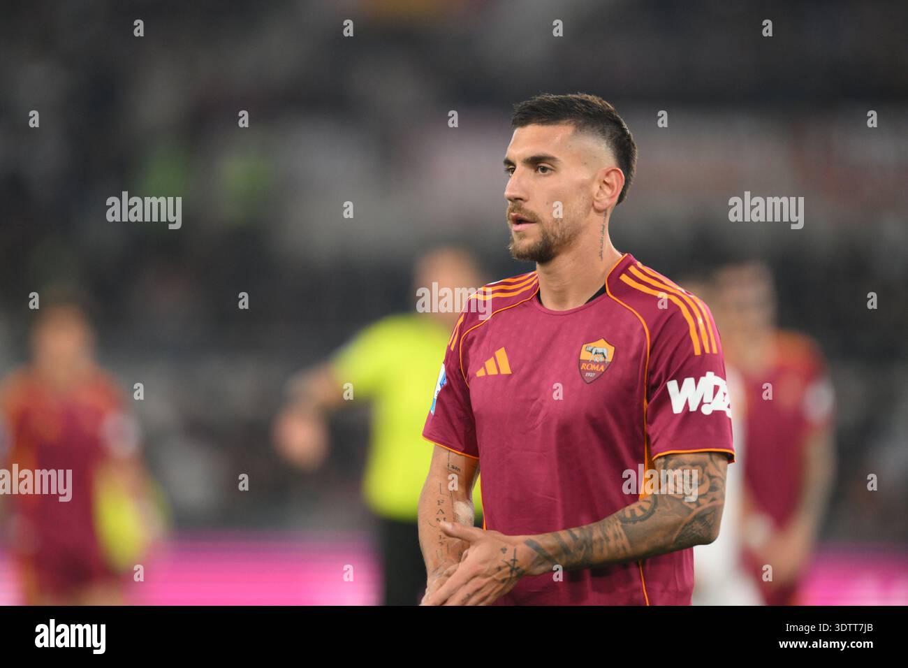 Olimpico Stadium, Rome, Italy - Lorenzo Pellegrini of AS Roma during ...