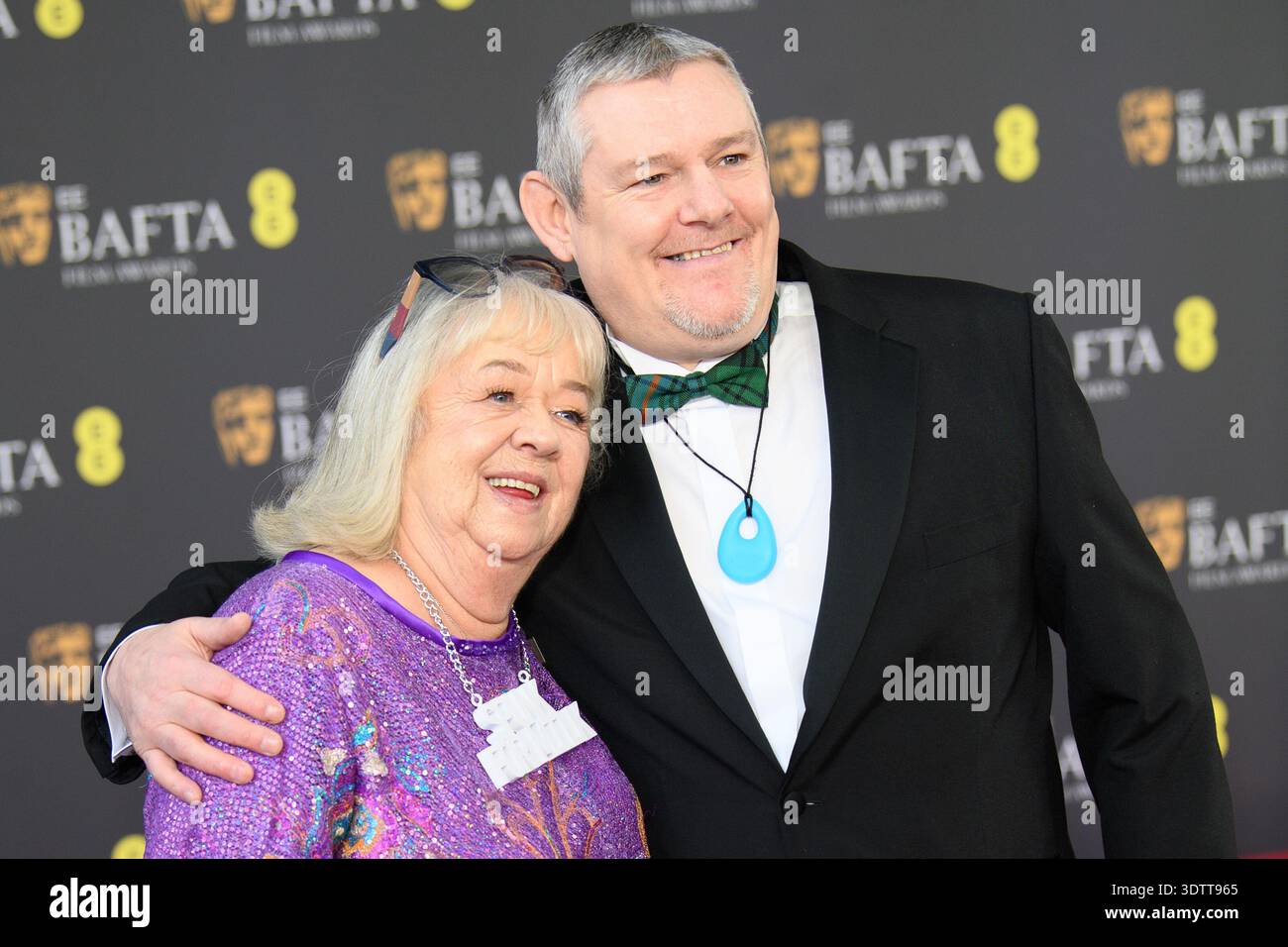 London, UK. 22 Feb, 2026. Pictured: Dottie Achenbach and John Davidson ...