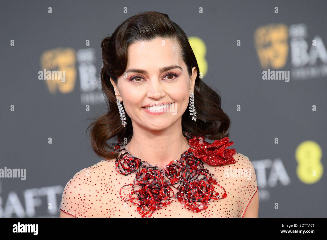 London, UK. 22 Feb, 2026. Pictured: Jenna Coleman attends The EE ...