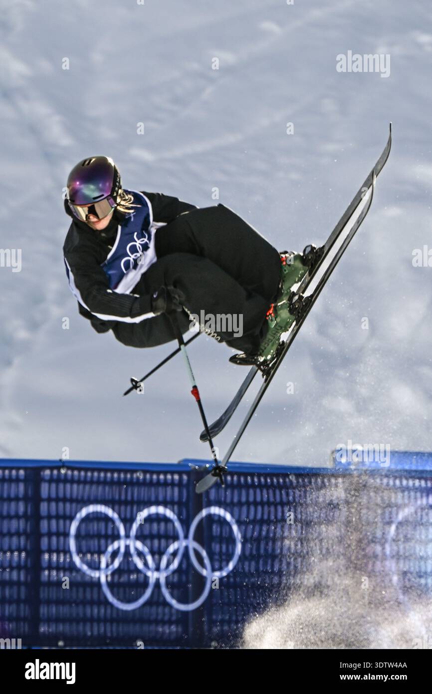 Mischa Thomas of Team People's New Zealand competes in the second run ...