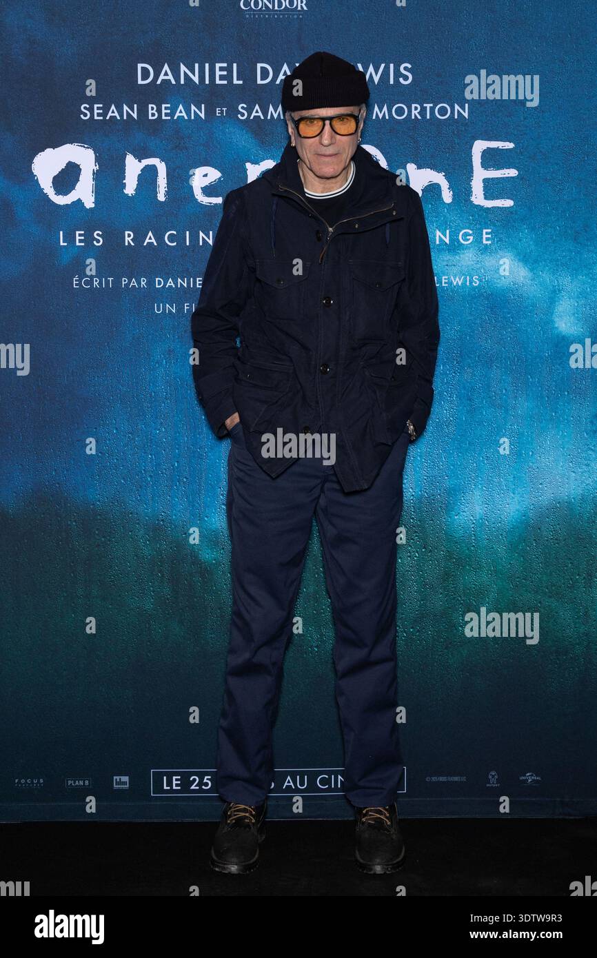 Daniel Day-Lewis attends 'Anemone' Paris Film Premiere at Pathe Palace ...
