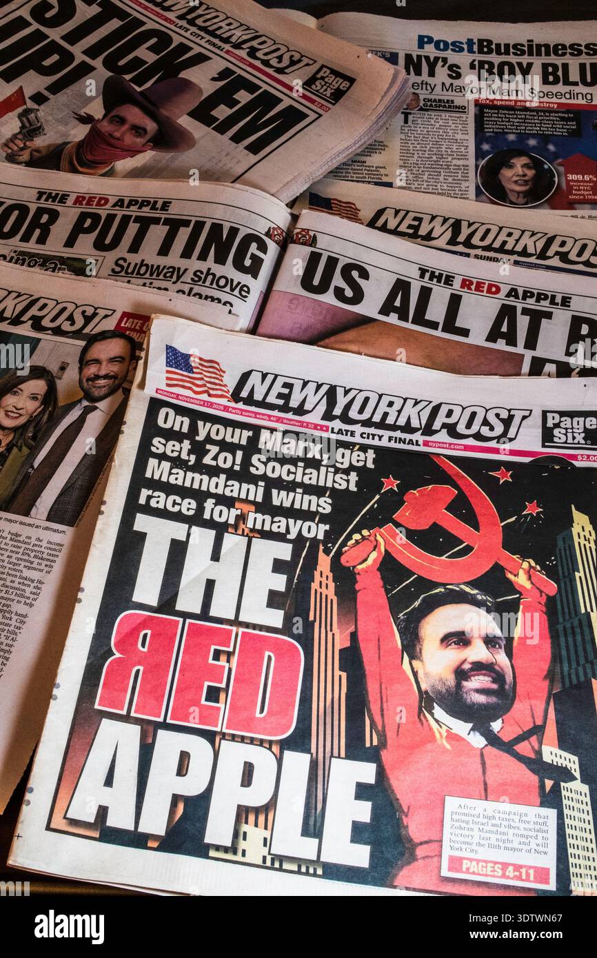 New york post cover hi-res stock photography and images - Alamy