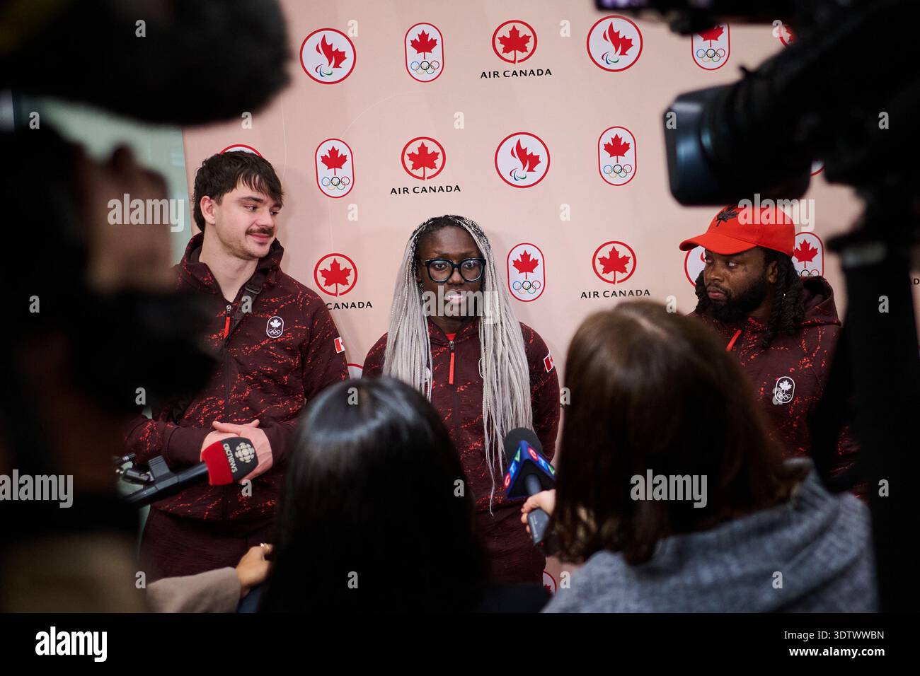 From left to right, Canadian olympic bobsleigh athletes Keaton ...