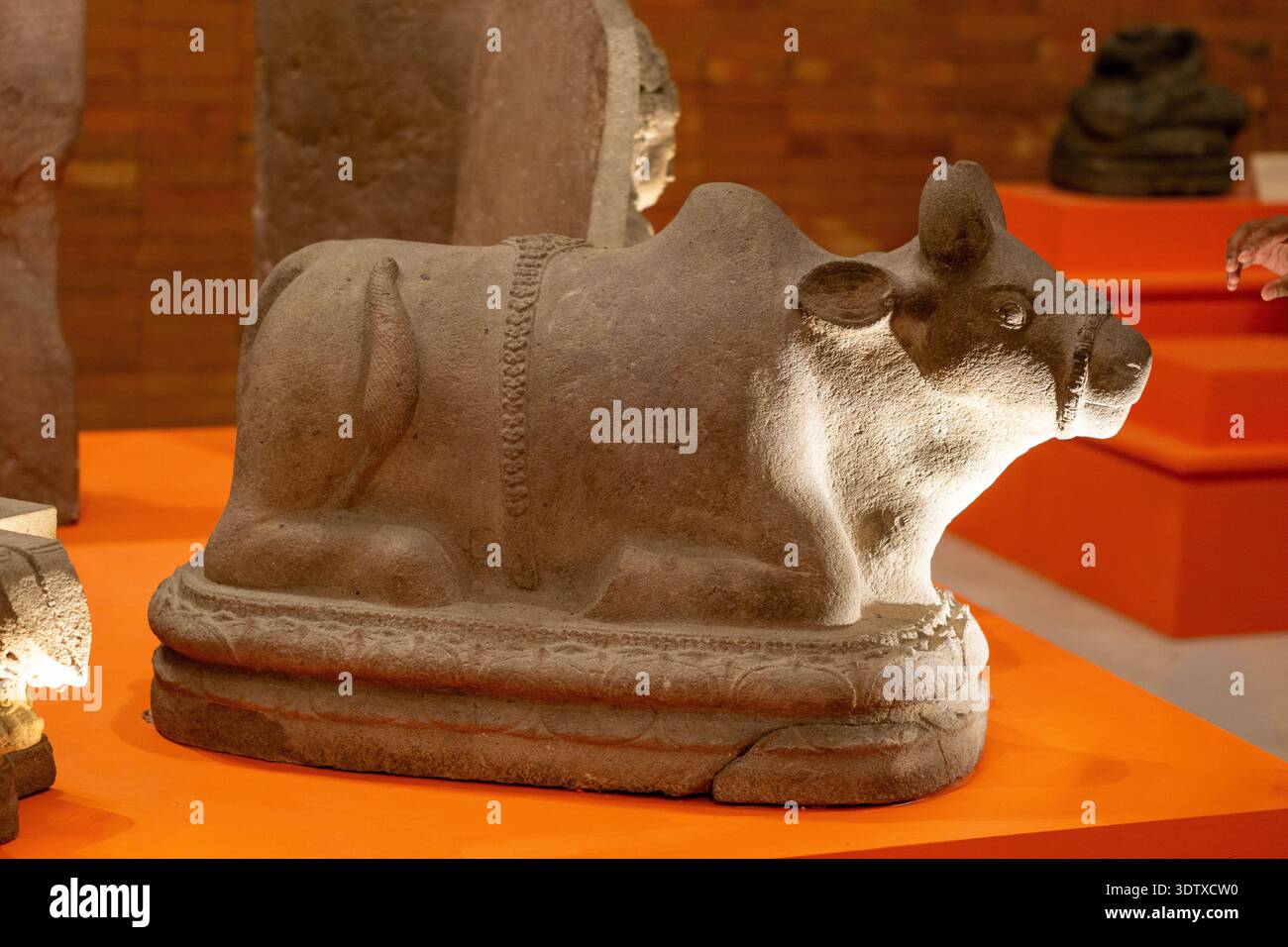 The Nandi statue (Arca nandi) is the embodiment of the sacred bull ...