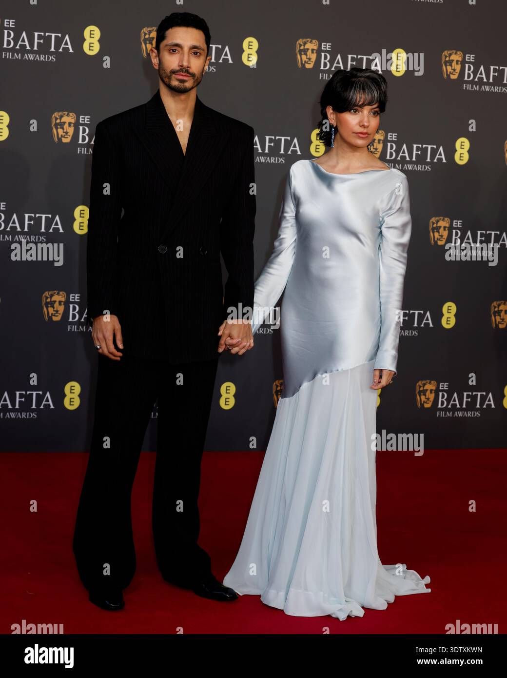 Riz Ahmed and Fatima Farheen Mirza attending the BAFTA British Academy ...