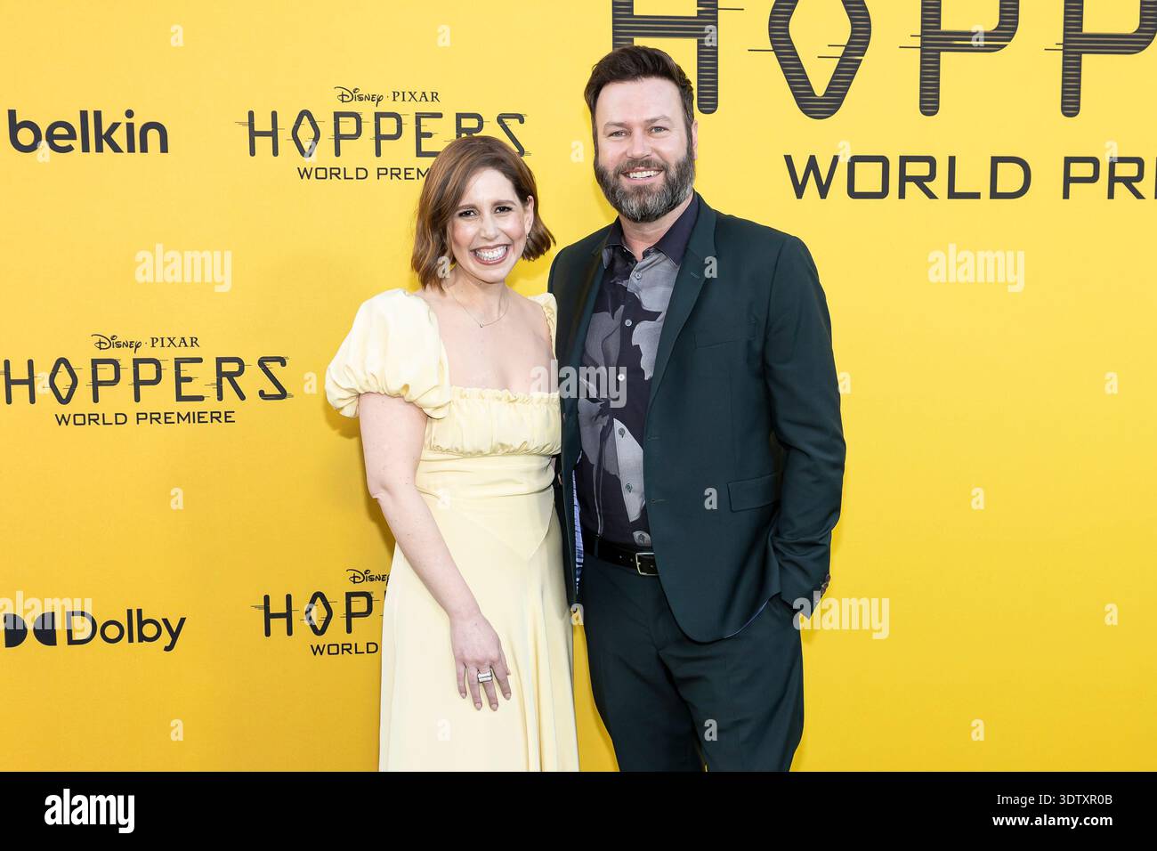 Vanessa Bayer and Taran Killam attend the arrivals of the World ...