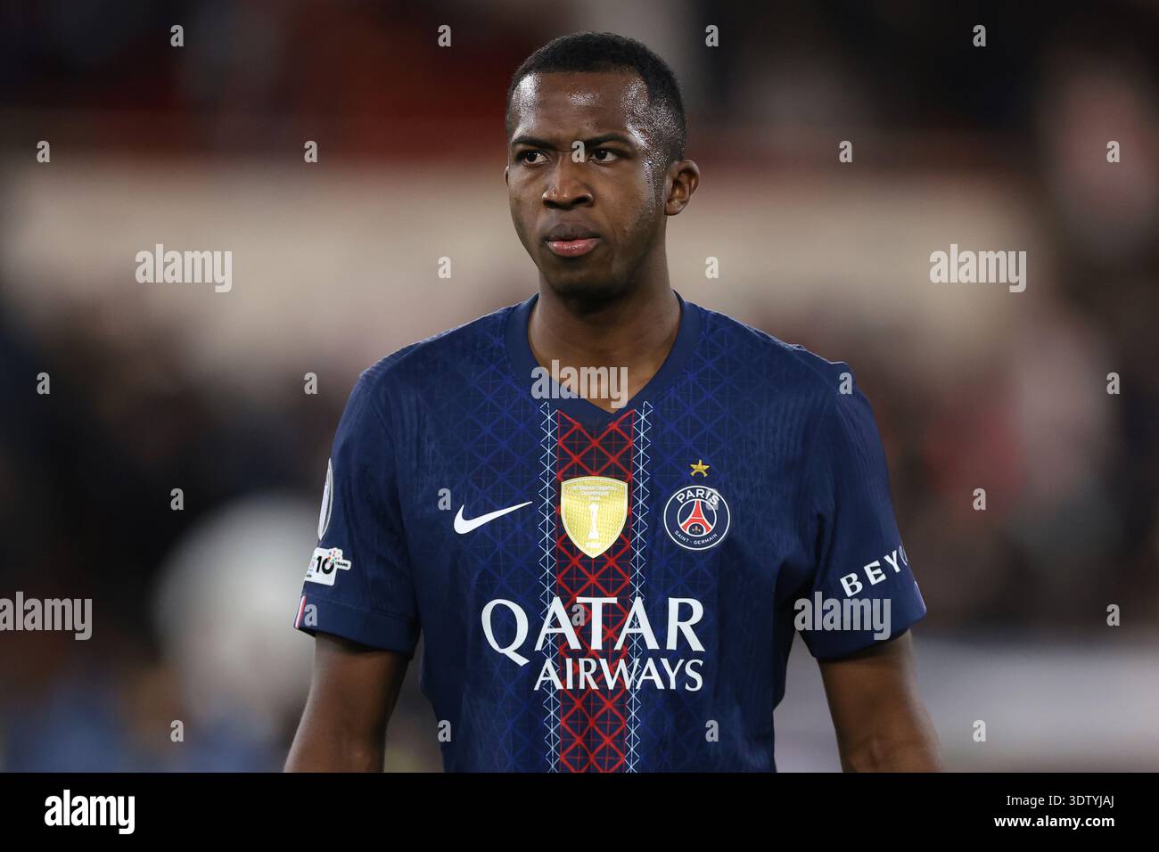 Monaco, Monaco, 17th February 2026. Willian Pacho of PSG during the AS ...
