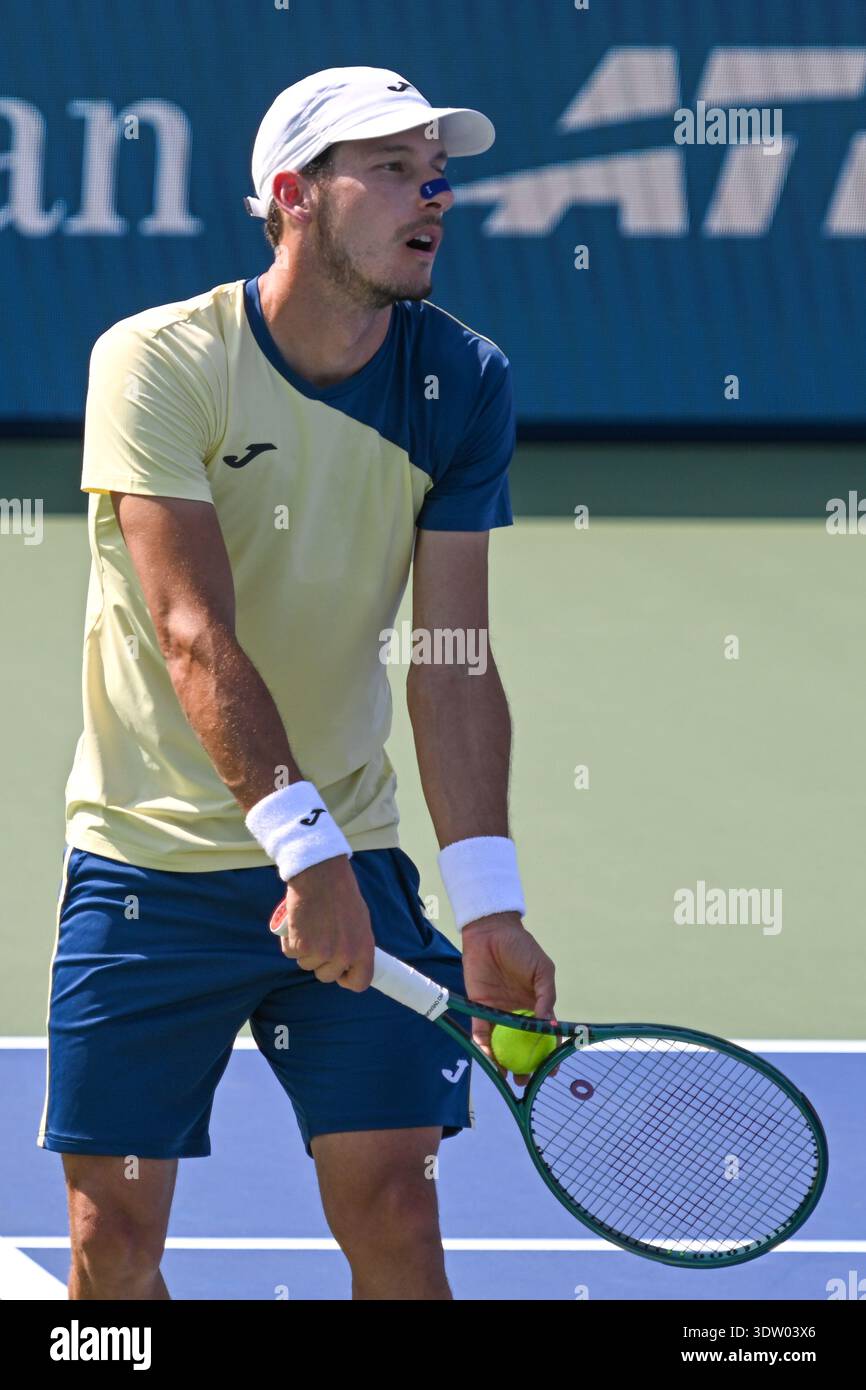 DUBAI, UAE, 24th February 2026. Action from the Round of 32 match ...