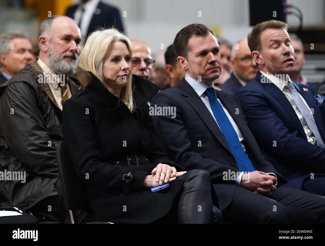 (Front left to right) Reform UK deputy leader Richard Tice's partner ...
