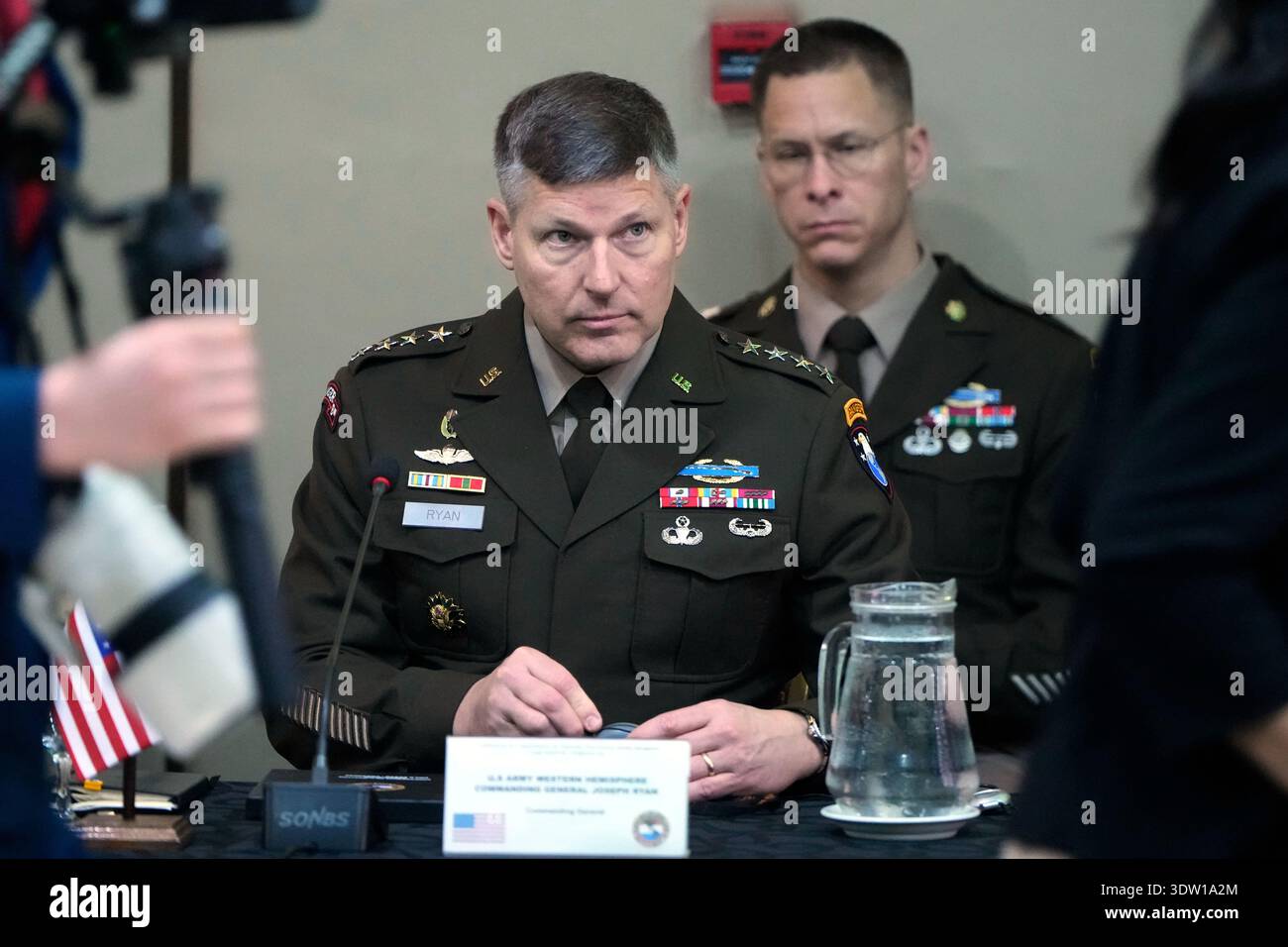 U.S. Southern Commander Gen. Joseph Ryan attends the opening ceremony ...