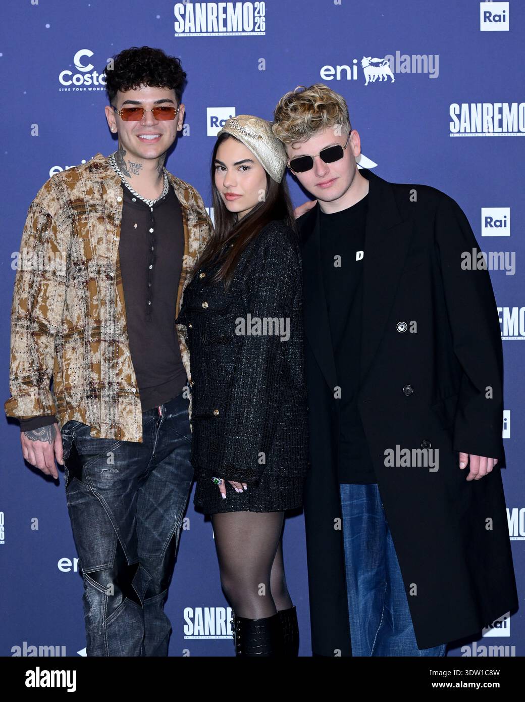 Sanremo, 76th Italian Song Festival - Blind, El Ma & Soniko photocall ...