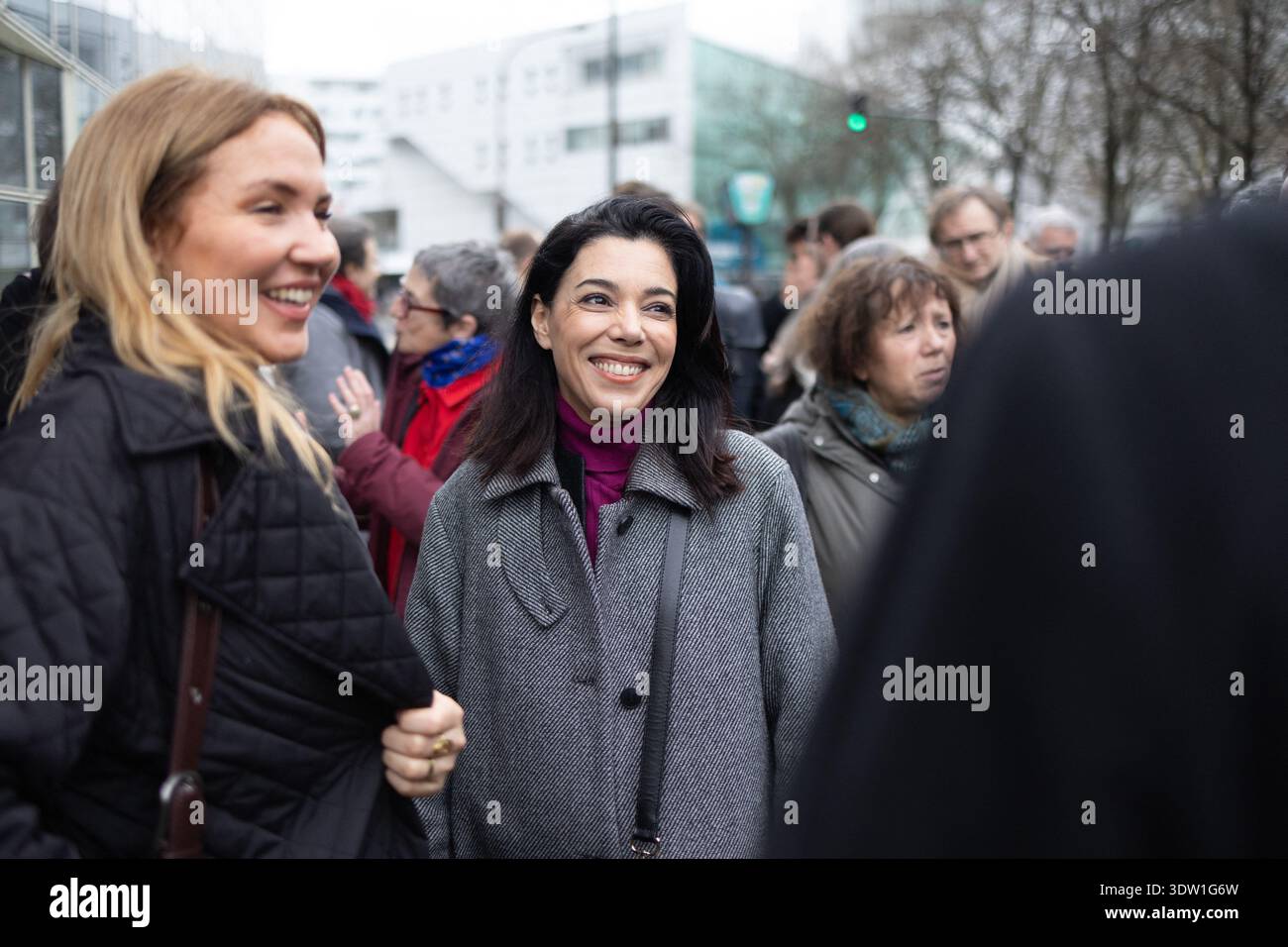 LFI deputy and candidate for Paris municipal elections Sophia Chikirou ...