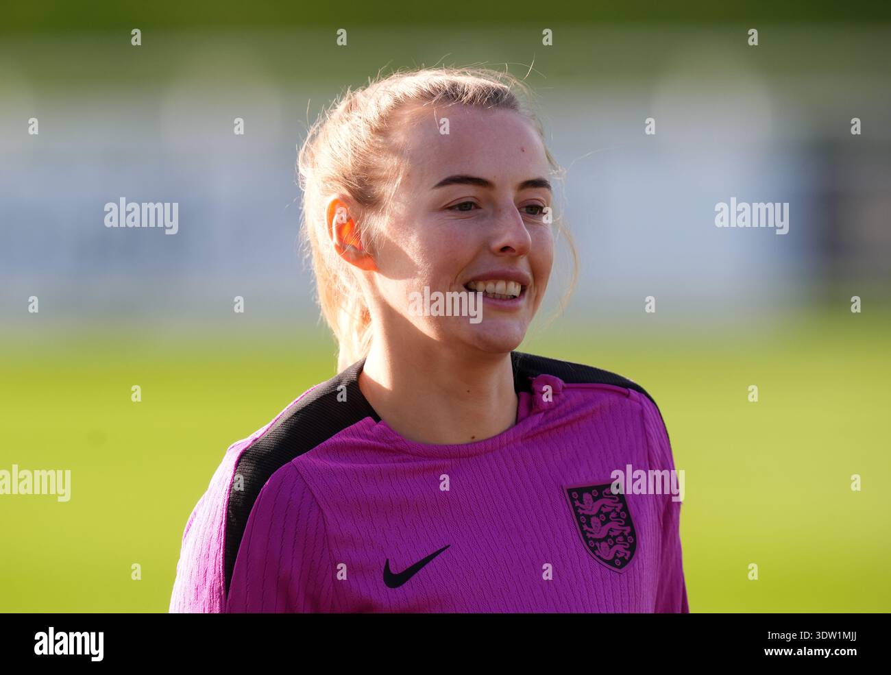 England's Chloe Kelly during a training session at St. George's Park ...