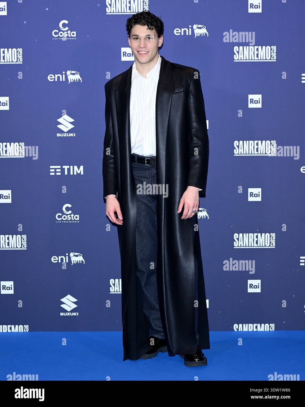 Sanremo, 76th Italian Song Festival - Nicolò Filippucci photocall ...