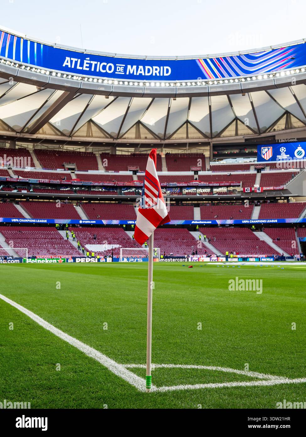 Madrid, Spain. 24th, February 2026. The Estadio Metropolitano seen ...
