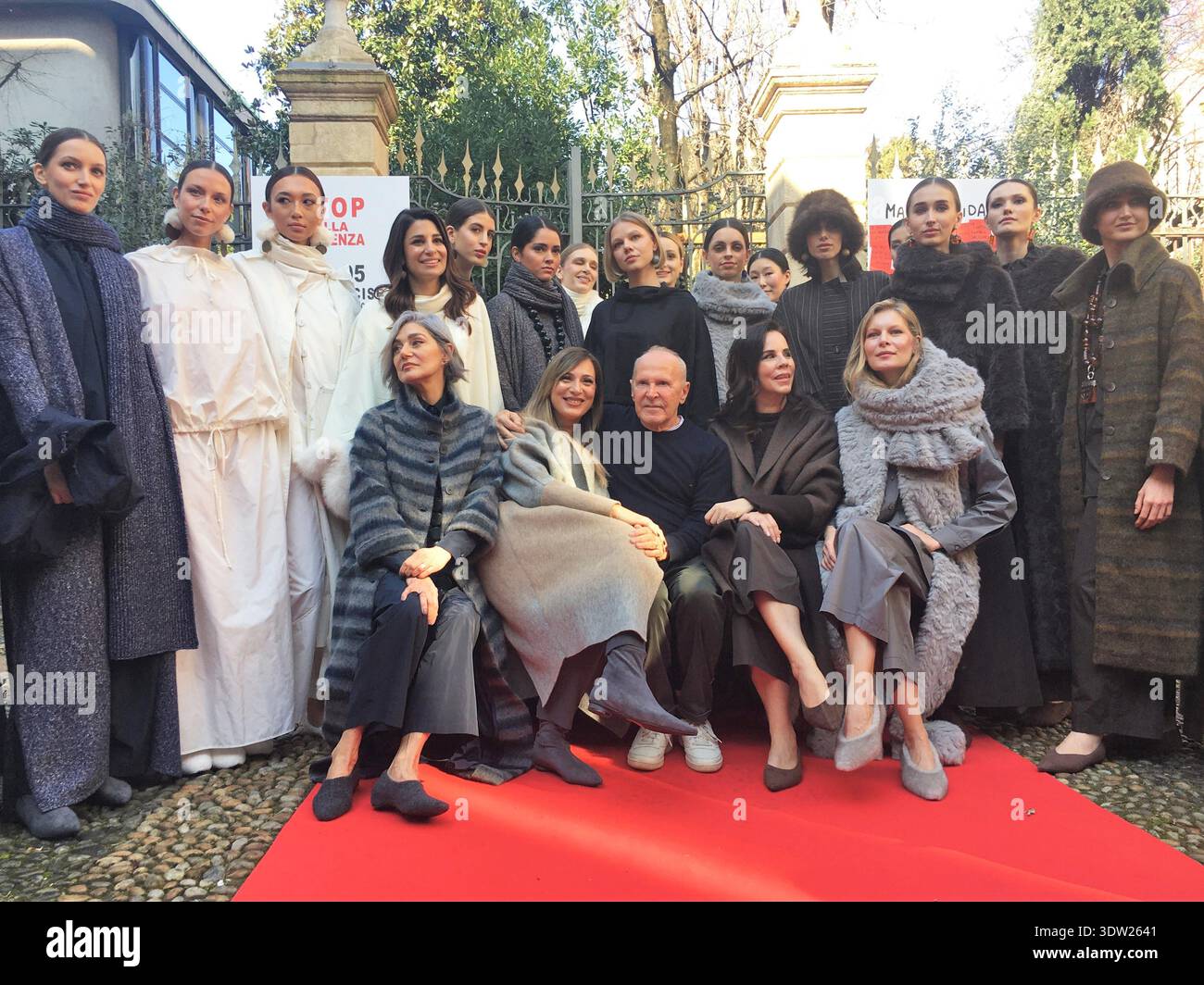 Milan, Italy Martino Midali Milan Fashion Week Women's collections Fall ...