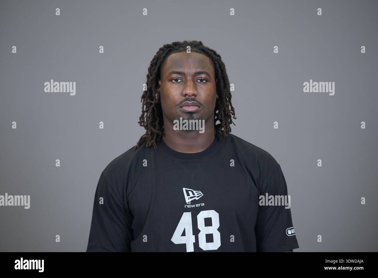Central Florida defensive lineman Malachi Lawrence (48) poses for a ...