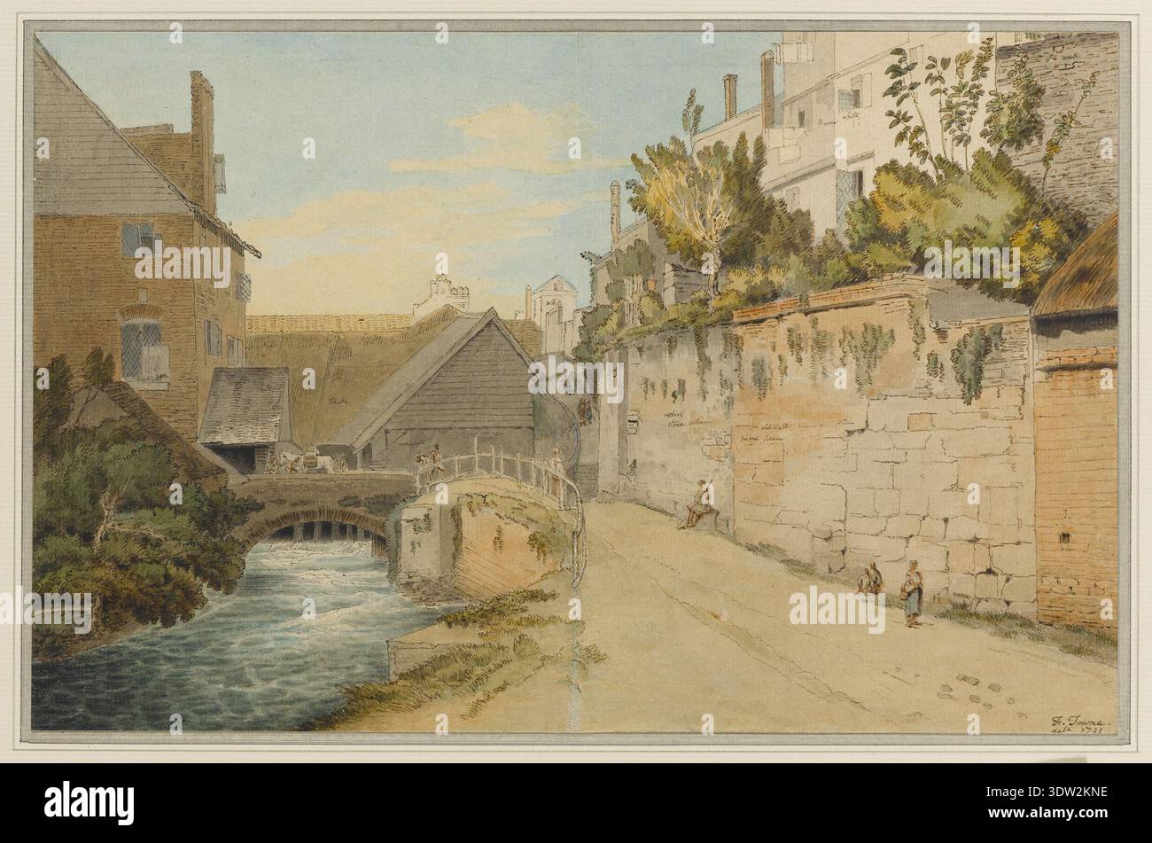 1791 exeter city view hi-res stock photography and images - Alamy