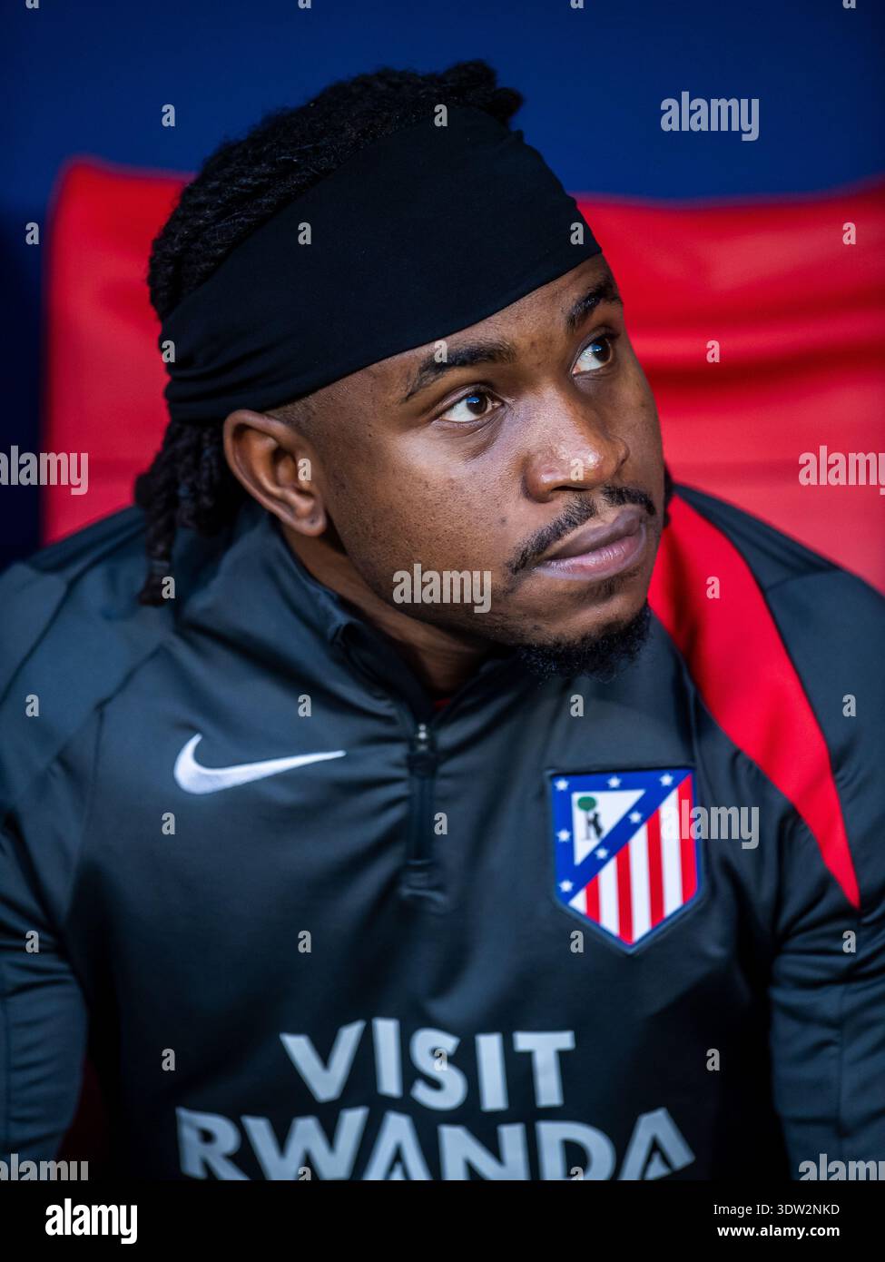 Madrid, Spain. 24th, February 2026. Ademola Lookman of Atletico Madrid ...