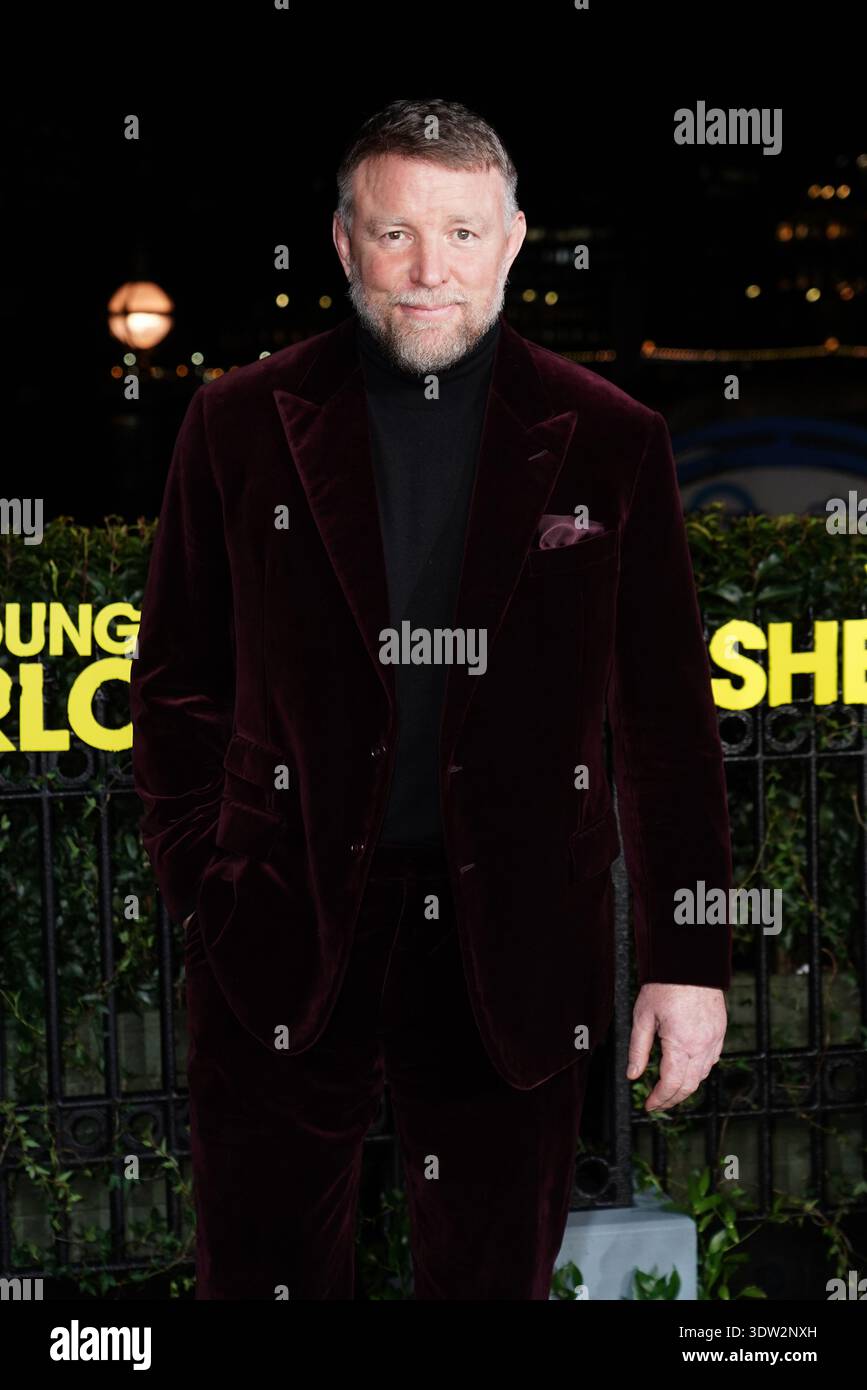 Guy Ritchie attends the Young Sherlock world premiere at the Queen ...
