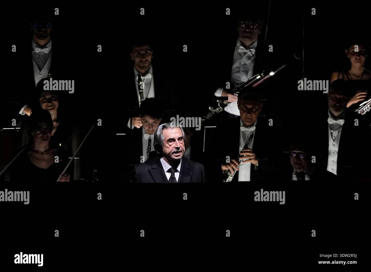 Il Maestro Riccardo Muti.La prima del Macbeth di Giuseppe Verdi al ...