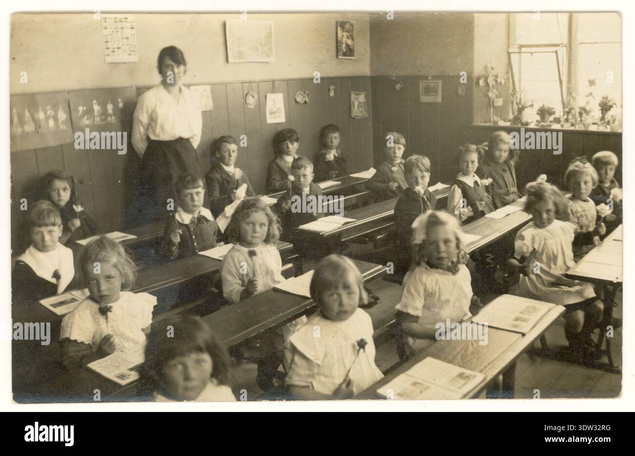 Edwardian school classroom hi-res stock photography and images - Alamy