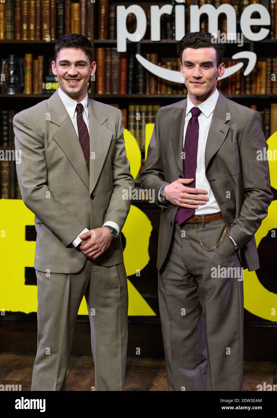 London, UK. February 24th, 2026. Hero Fiennes Tiffin and Donal Finn ...