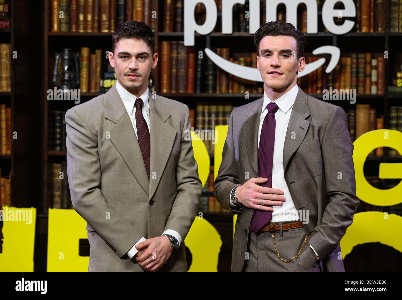 London, UK. February 24th, 2026. Hero Fiennes Tiffin and Donal Finn ...