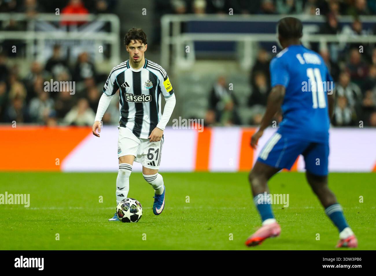 Leo Shahar Of Newcastle United in action during the Newcastle United v ...