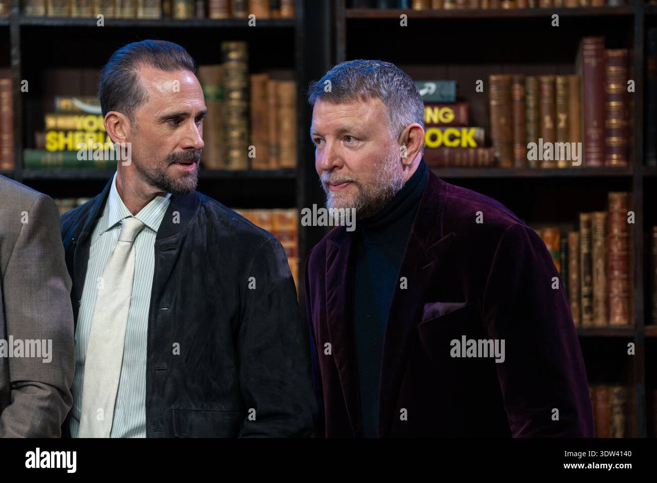 Joseph Fiennes and Guy Ritchie attend the "Young Sherlock" World ...