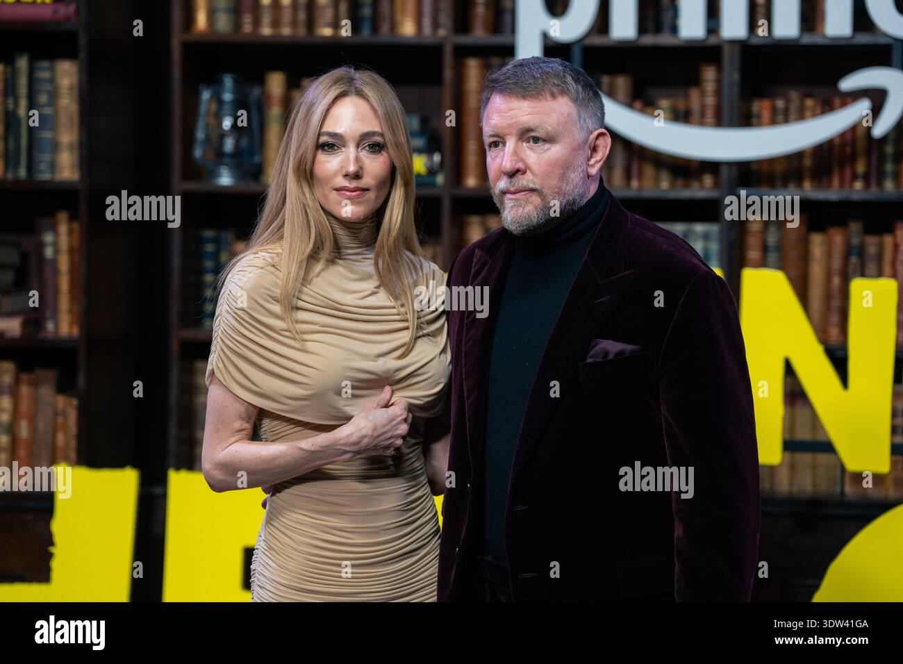 Jaqui Ritchie and Guy Ritchie attend the "Young Sherlock" World ...