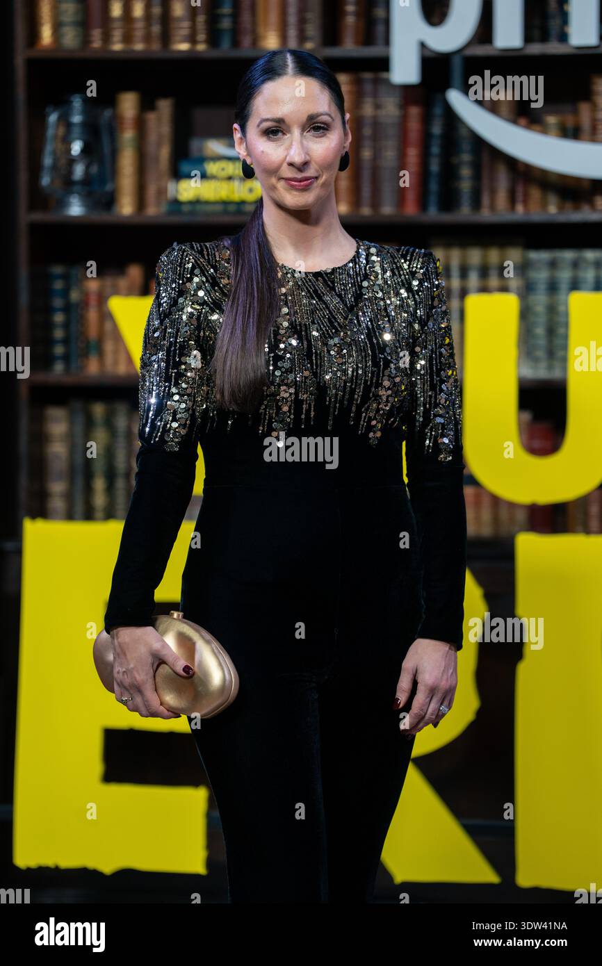Rachel Duffy attends the "Young Sherlock" World Premiere at Queen ...