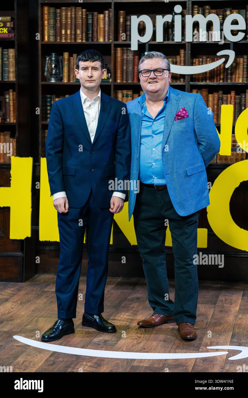 Scott Reid and Simon Delaney attend the "Young Sherlock" World Premiere ...