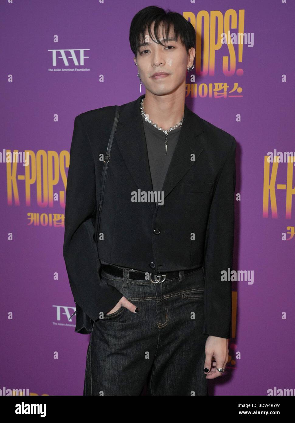 Jonny Tran arrives at the "K-POPS!" Los Angeles Premiere held at AMC ...