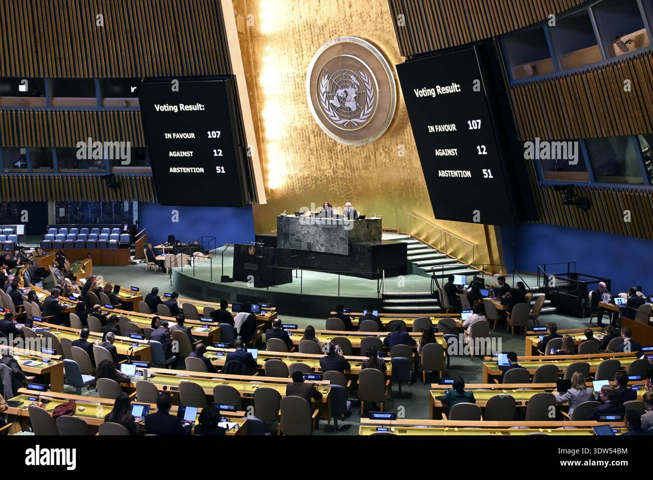 A U.N. General Assembly special session is held at the U.N ...